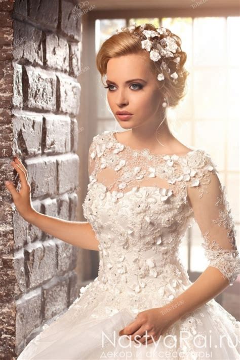 Венчальные свадебные платья - закрытые наряды невесты для венчания в церкви