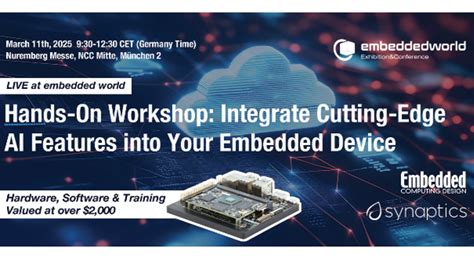 Embedded World Hands On Ai Workshop