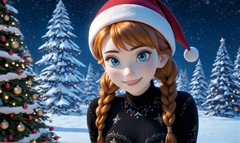 Anna Frozen Christmas By Alsamoh On Deviantart