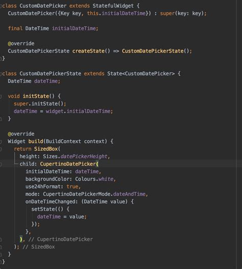 Cupertinodatepicker Doesnt Display Some Dates · Issue 53528 · Flutterflutter · Github