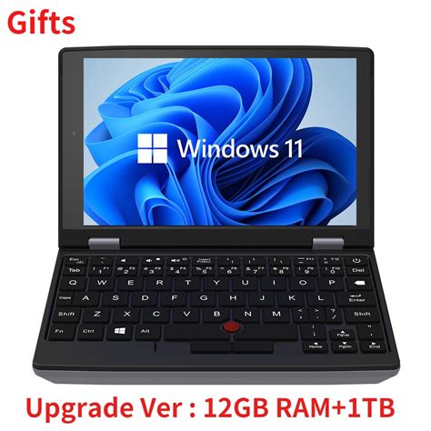 Portable Mini Laptops Metal Small Notebooks Windows 11 7 Inch Touch