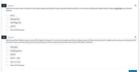 Solved What Is The Worst Case Runtime For Inserting A Single