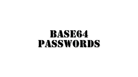 base64 passwords security tip by andrew tetzeli jul 2024 medium