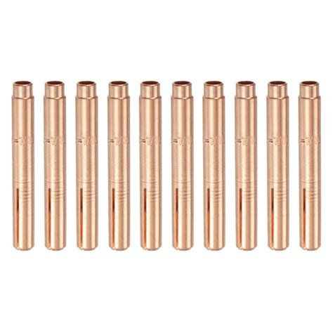Uxcell 5pcs 13n24 Tig Welding Collet 18 32mm Copper Tungsten
