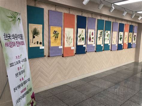 울주도서관 ‘한국 약용식물 세밀화 전시 운영 시사인 투데이