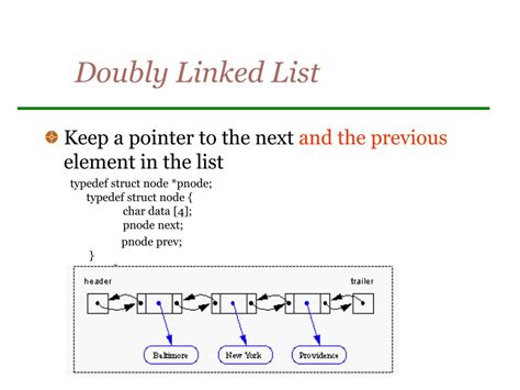 PPT Data Structures More On Lists Circular Lists Doubly Linked