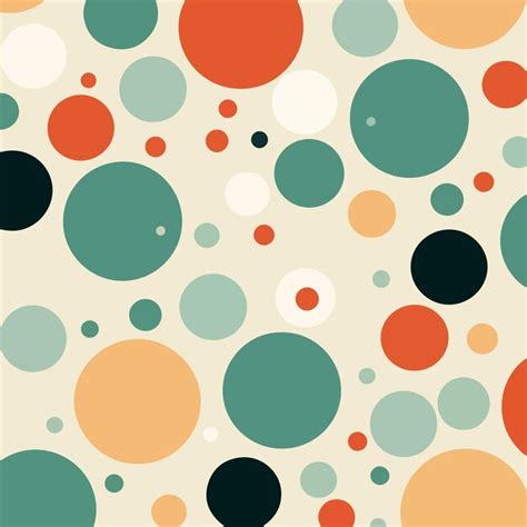 Premium Vector Seamless Pattern With Circles