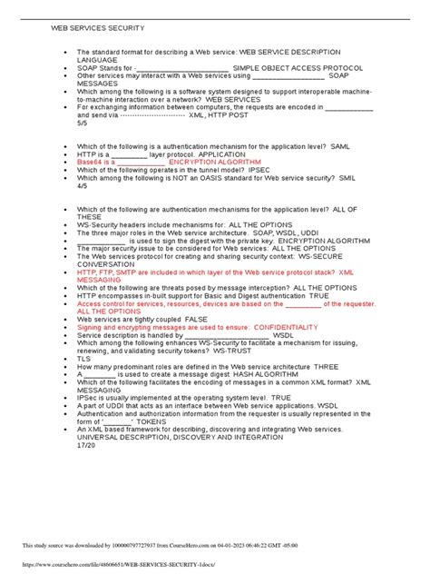 web services security 1 pdf web service soap