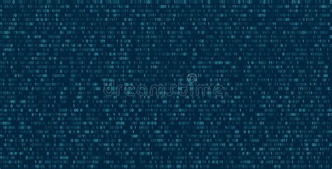 Matrix Abstract Background With Binary Numbers Futuristic Background With Code Or Data Vector