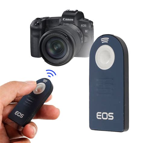 wireless ir camera remote controller for canon camera black