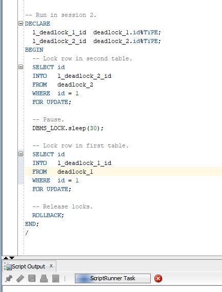 Deadlock Detection In Database Monitoring Using Applicare Arcturus
