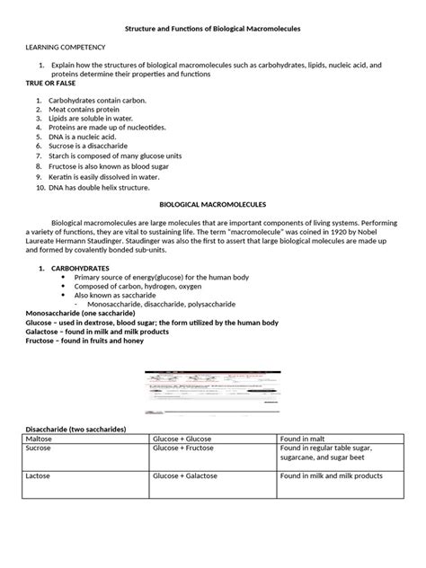 Biological Macromolecules Pdf