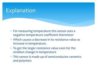 DHT Temperature And Humidity Sensor Pptx Weather Science