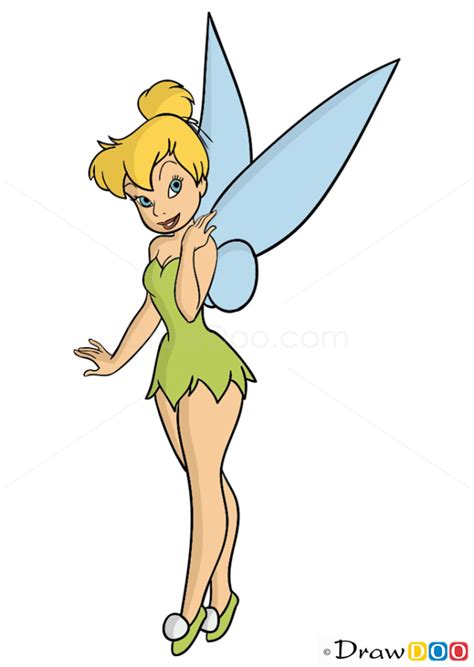 How To Draw Tinkerbell Tinker Bell