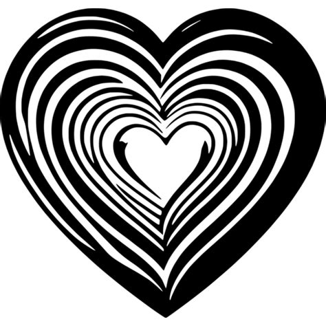 Nested Heart Svg Design
