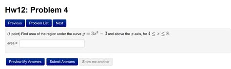 Solved Hw12 Problem 4 Previous Problem List Next 1 Point Chegg Com