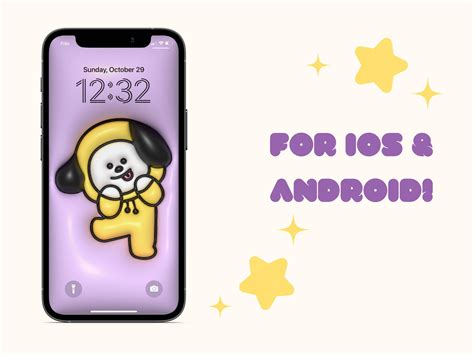 3d Bt21 Chimmy Aesthetic Wallpaper For Mobile Pillow Etsy