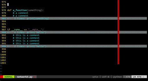 Unable To Fold Python Comments With Vim Stack Overflow