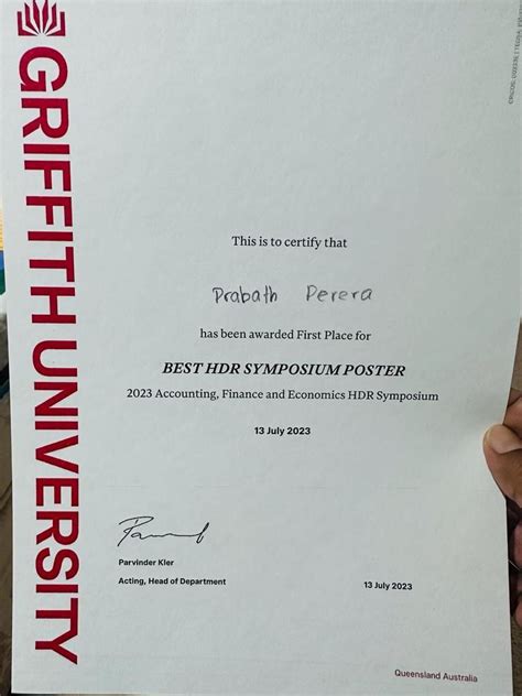 Prabath Perera On Linkedin Phdlife Griffith Brisbane Australia