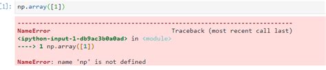 Nameerror Name ‘np‘ Is Not Defined解决方案name Np Is Not Defined Csdn博客