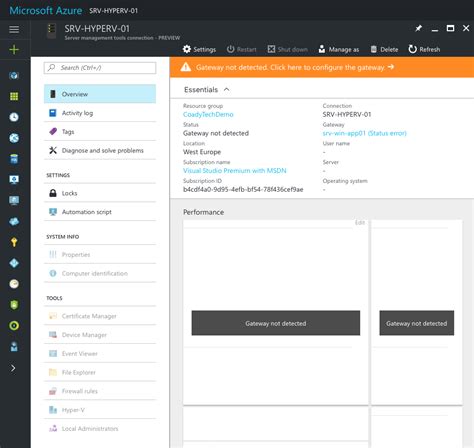 Azure Server Management Tools Coadytech