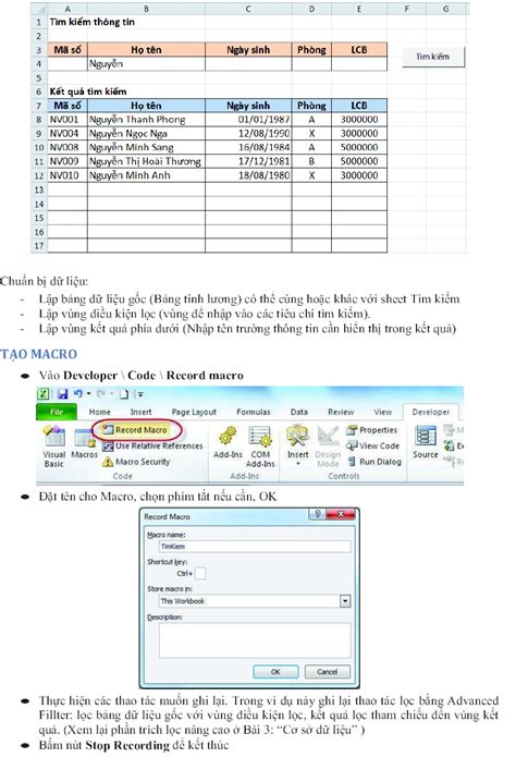Hướng Dẫn Cơ Bản Về Làm Việc Với Macro Vba Excel · Diendaneduvn Chia Sẻ Kiến Thức Kết Nối