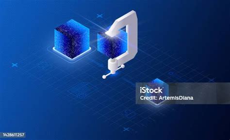 Data Compression Concept 3d Illustration Stock Illustration Download
