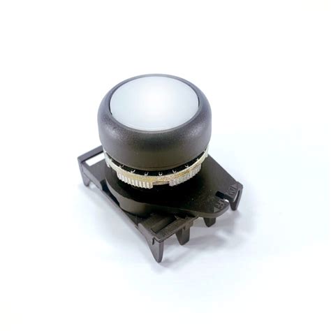 BotÃo De Comando ElÉtrico Branco Pulsante Luminoso Flextech Soluções