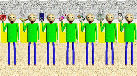 Everyone Of Baldis Loves 7 Items In Baldis Basics All Perfect Youtube