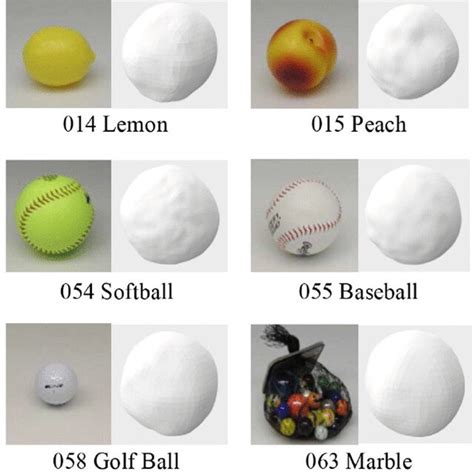 The Nine Selected Box Like Objects Images And Meshes From Ycb Set