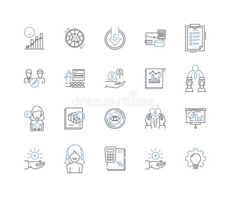 Audit And Evaluate Line Icons Collection Assessment Inspection Scrutiny Appraisal Survey