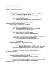 Module Reproductive Systems Docx Module Reproductive Systems Chapter The Reproductive