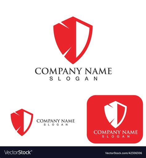 Secuirt Shield Guard Logo And Symbol Royalty Free Vector