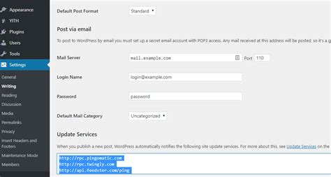 How To Use The Wordpress Ping List For Faster Post Indexing Ben Waters