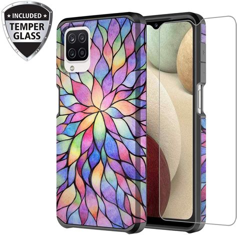 For Samsung Galaxy A32 Case W Tempered Glass Screen Protector Cute