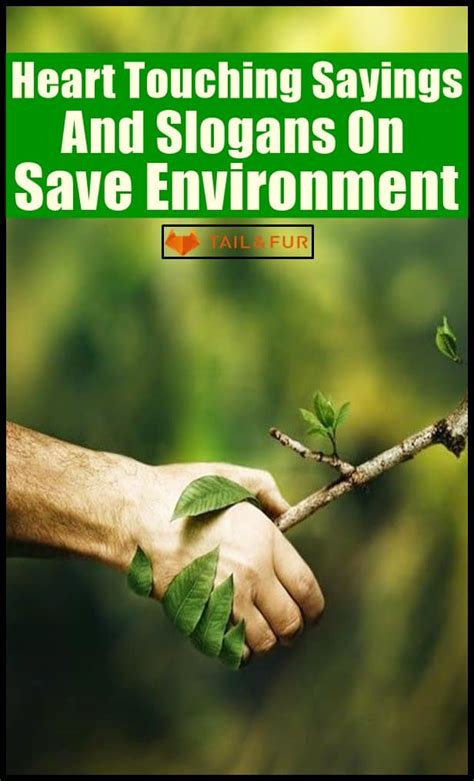 Save Environment Slogans In English