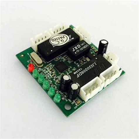 Mini Design Ethernet Switch Circuit Board For Ethernet Switch Module Mbps Port PCBA
