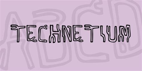 Technetium Font Fonts