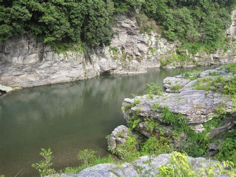 Nippon Landscape 埼玉県観光スポットの長瀞岩畳の風景
