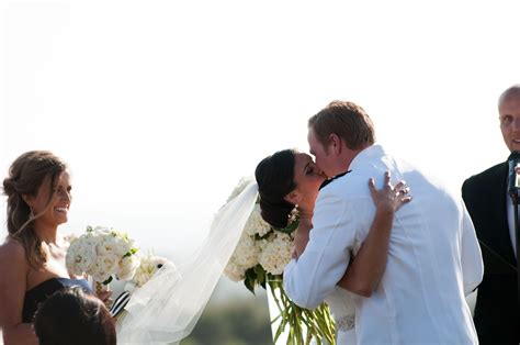 Romantic First Kiss As Married Couple