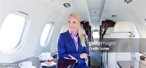 Private Jet Flight Attendants Photos And Premium High Res Pictures