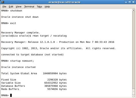 Restore Controlfile While Performing Disaster Recovery In Rman