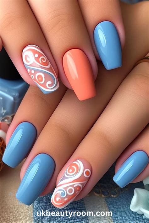 2024s Most Stunning Blue Nail Designs Unveiled In 2024 Nail Art