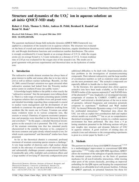 Digital Article Delivery Services On Linkedin Structure And Dynamics Of The Uo2