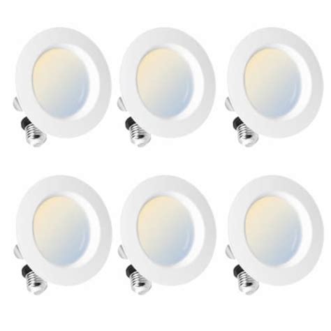 In CCT Selectable W LM Recessed Retrofit LED Downlight Dimmable Wet Rated Pack