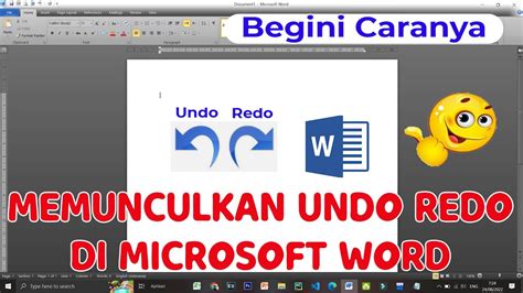 Cara Menampilkan Undo Dan Redo Di Ms Word Melalui Qui Vrogue Co