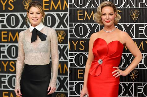 Katherine Heigl Reunites With ‘greys Anatomy Cast At Emmys — Years