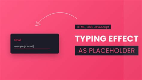 Placeholder Typing Animation Html Css Javascript Tutorial Coding Artist