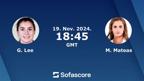 Lee G Mateas M Live Score Video Stream And H2h Results Sofascore