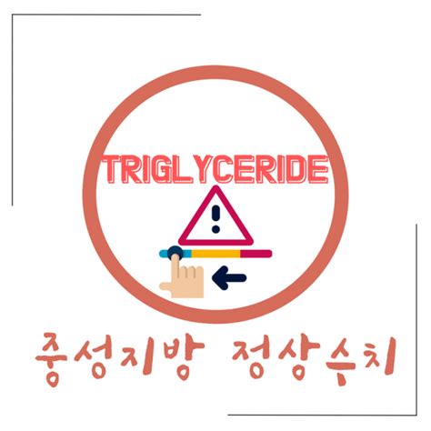 트리글리세라이드 Triglyceride 중성지방 정상 수치 확인하기 네이버 블로그